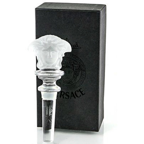 Versace | Art | Authentic Versace Crystal Frosted Medusa Stopper | Poshmark
